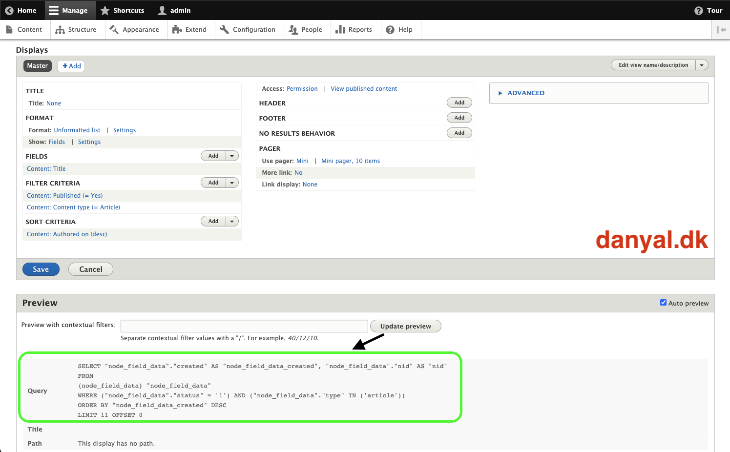 Drupal Show Sql Query Of The View Full Stack Programmer