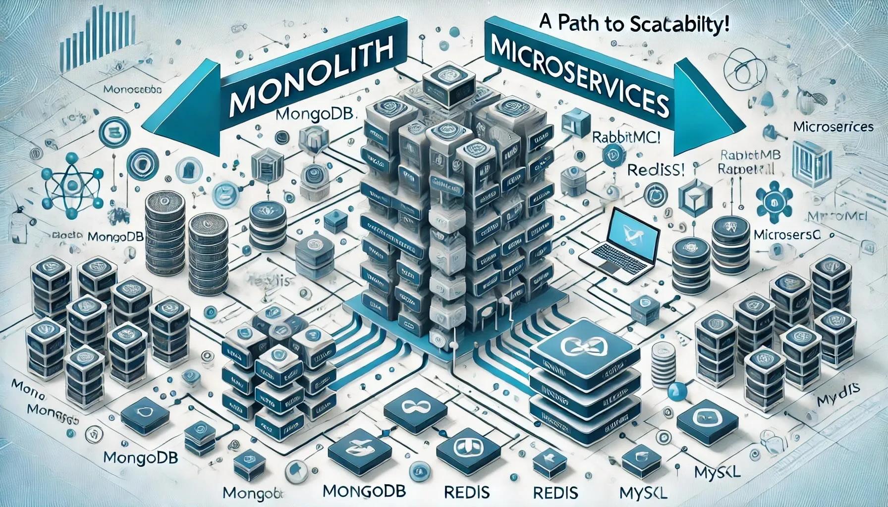 M𝗼𝗻𝗼𝗹𝗶𝘁𝗵 𝘁𝗼 𝗠𝗶𝗰𝗿𝗼𝘀𝗲𝗿𝘃𝗶𝗰𝗲𝘀: 𝗔 𝗣𝗮𝘁𝗵 𝘁𝗼 𝗦𝗰𝗮𝗹𝗮𝗯𝗶𝗹𝗶𝘁𝘆! - Full Stack Programmer